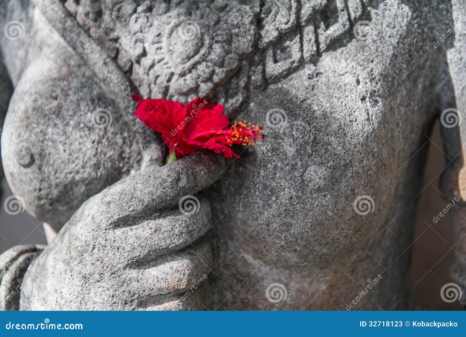 Bali flower stock image. Image of culture, guardian, craft - 32718123
