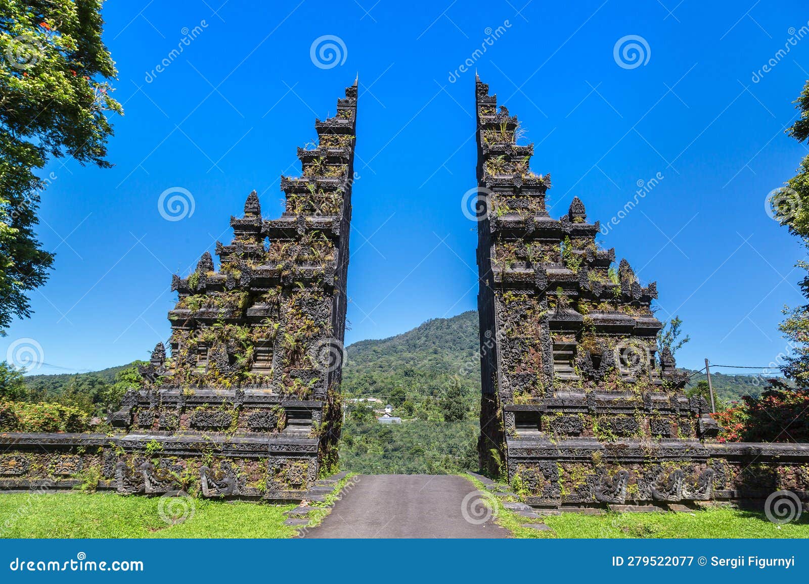 Bali Handara Gate in Bali stock image. Image of gate - 279522077