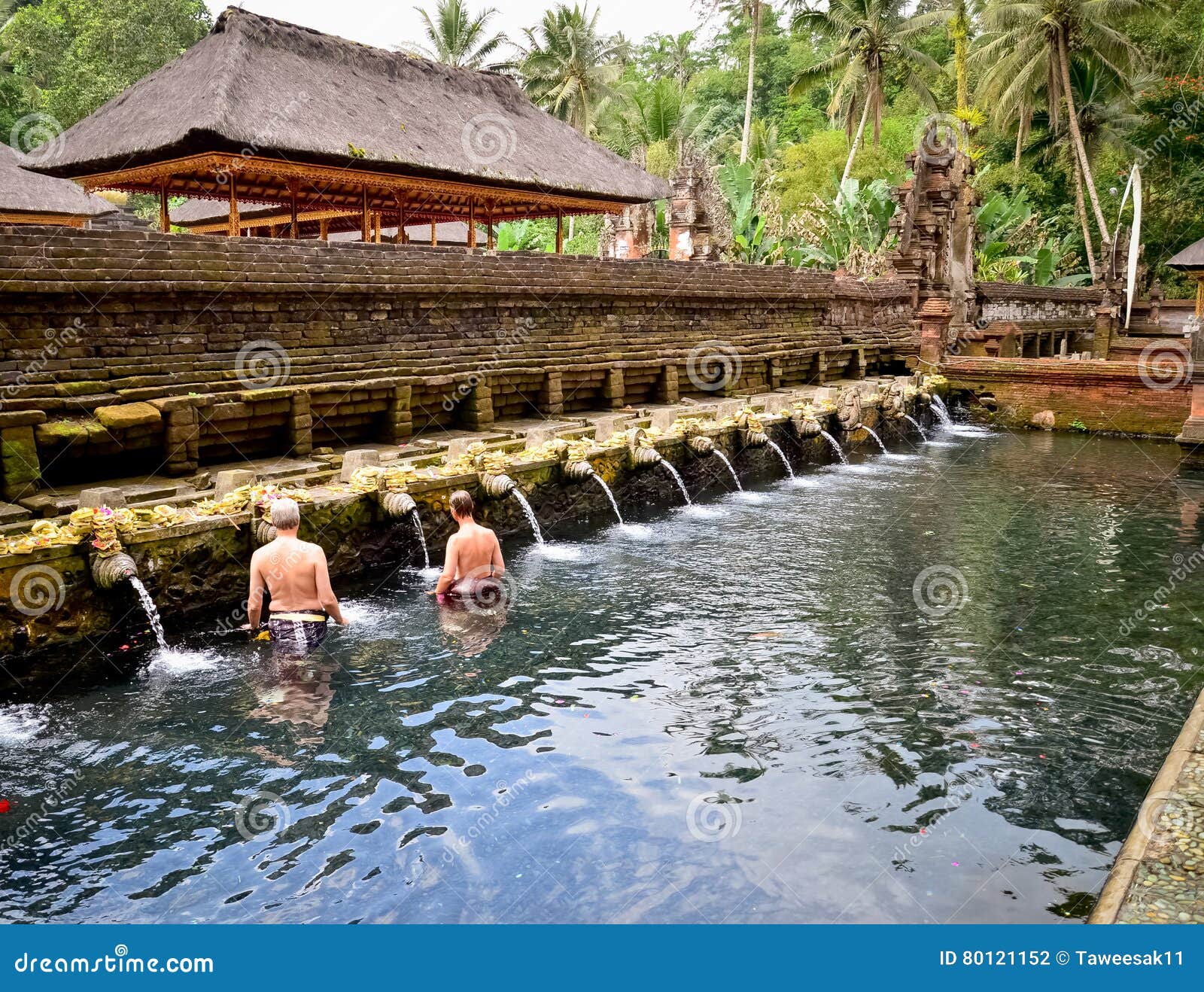 Bali Holy Spring Water Temple Stock Photo - Image of nature, holy: 80121152