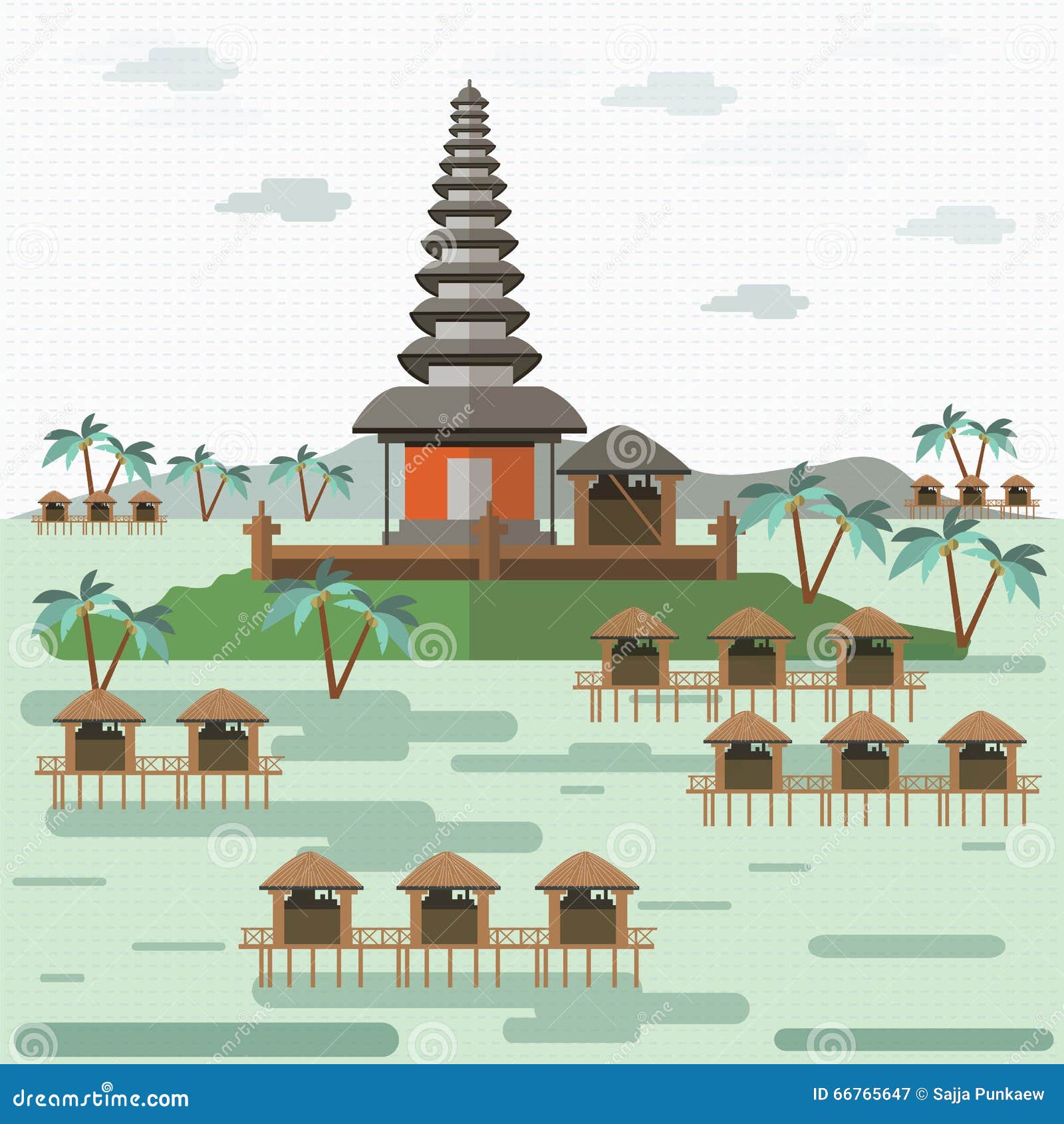 Bali Map. Vector Illustration | CartoonDealer.com #154128548