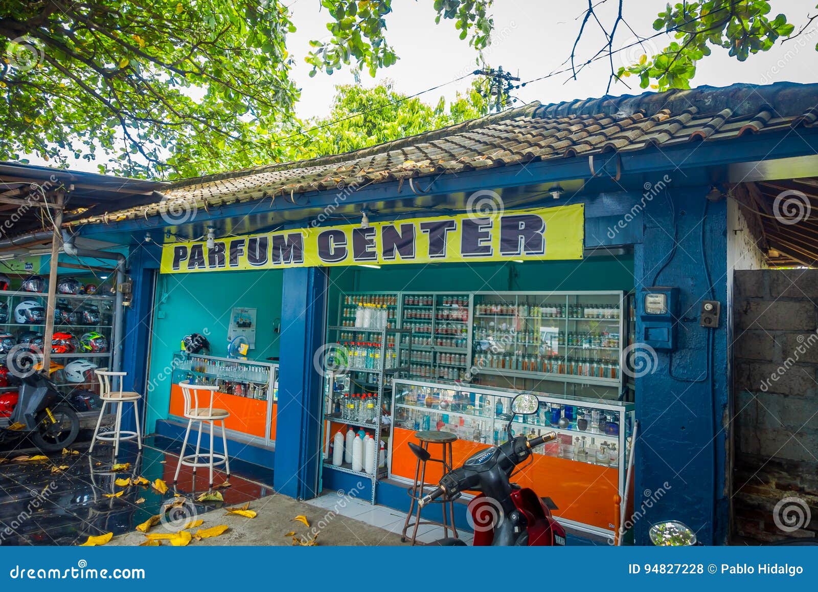 BALI, INDONESIA - MARCH 08, 2017: View of a Perfume Store with ...