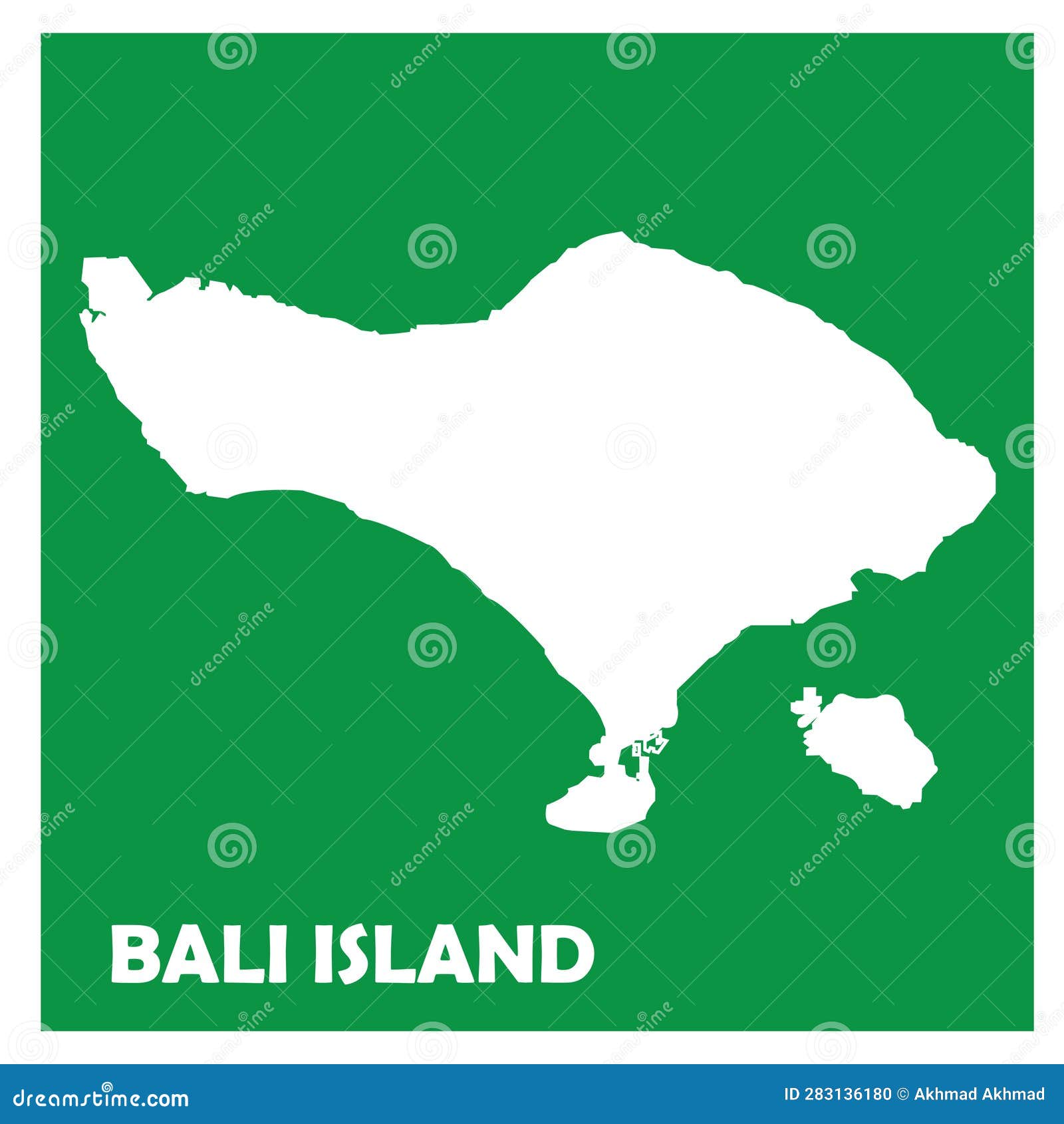 Bali island map icon stock vector. Illustration of island - 283136180