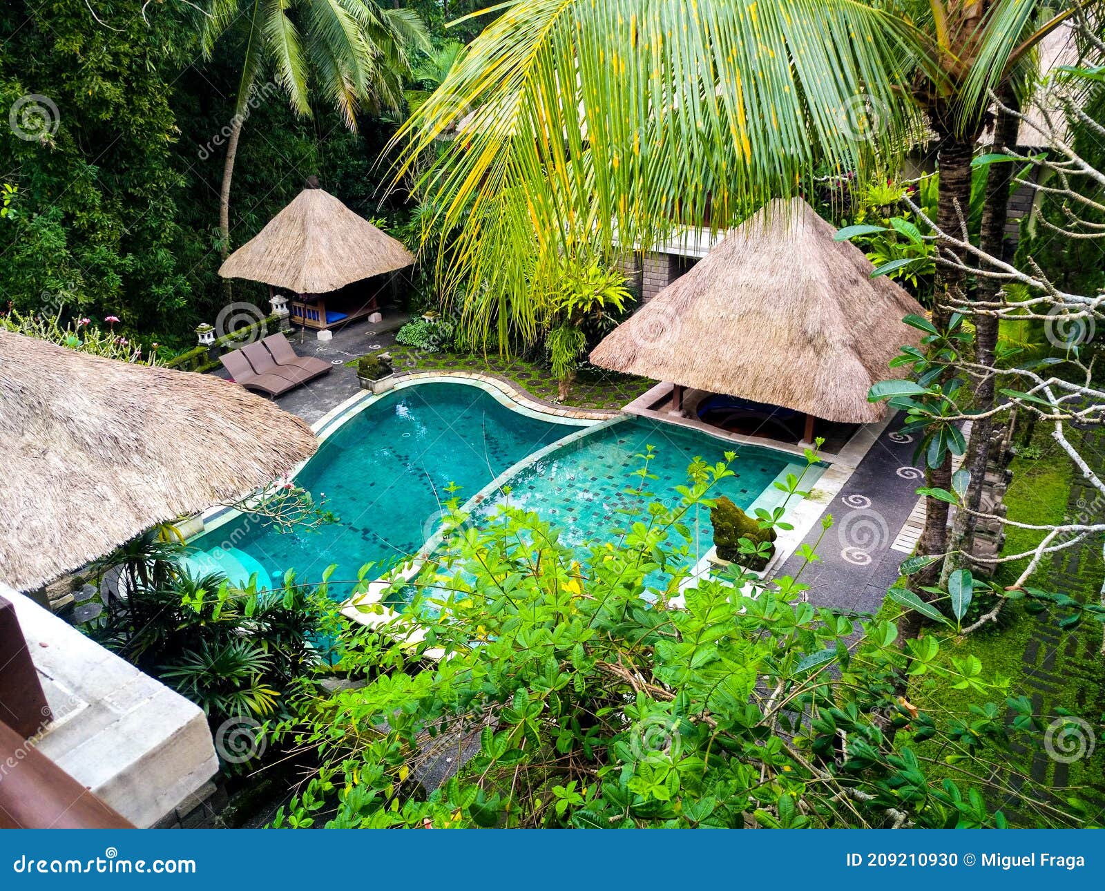 Bali Luxurious and Exotic Pool in a Hotel Stock Photo - Image of exotic ...