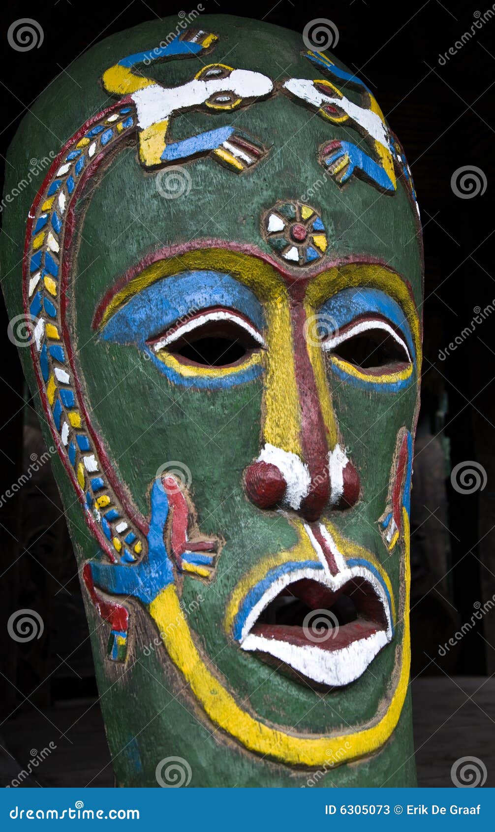 Bali mask stock image. Image of bali, handicraft, traditional - 6305073