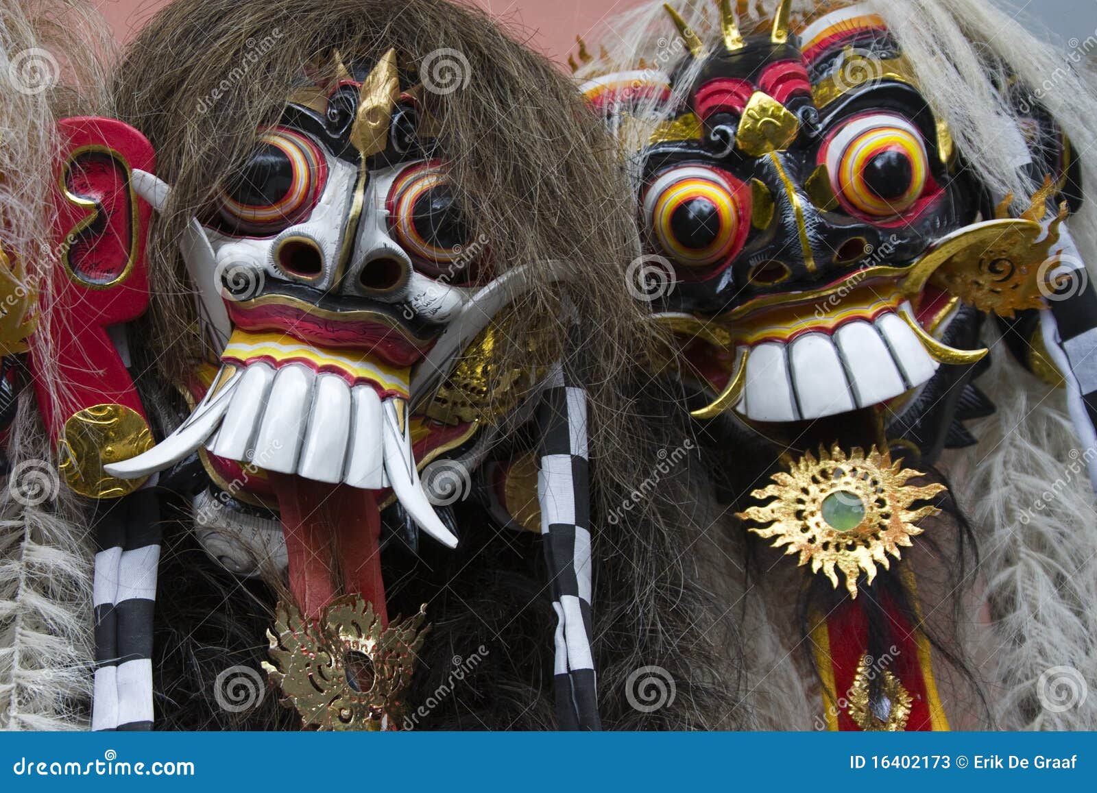 Bali masks stock image. Image of tradition, wood, tourism - 16402173