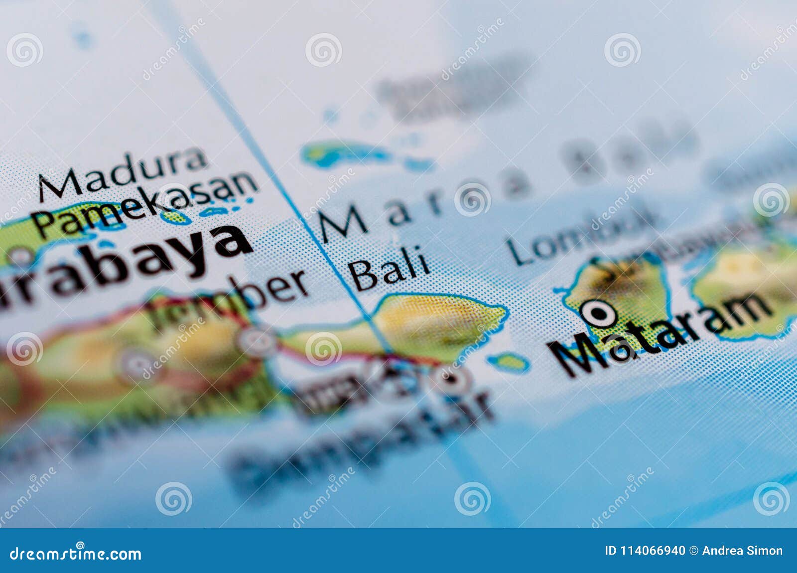 Bali op kaart stock foto. Image of eilanden, groep, documenten - 114066940