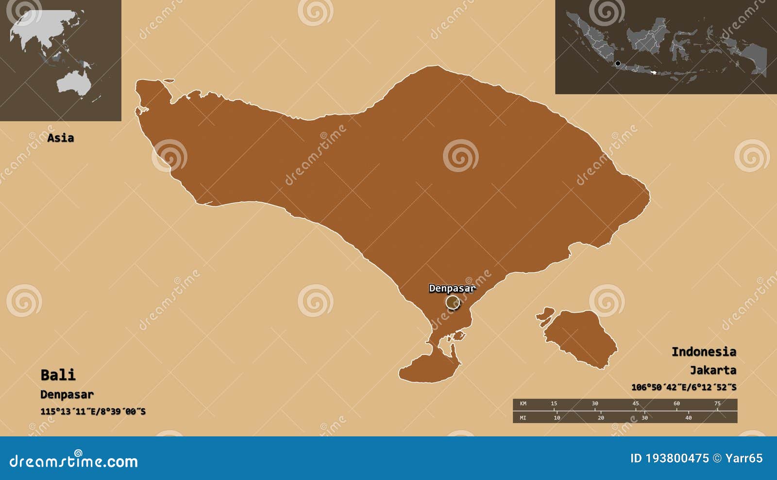 Bali, Province of Indonesia,. Previews. Pattern Stock Illustration ...