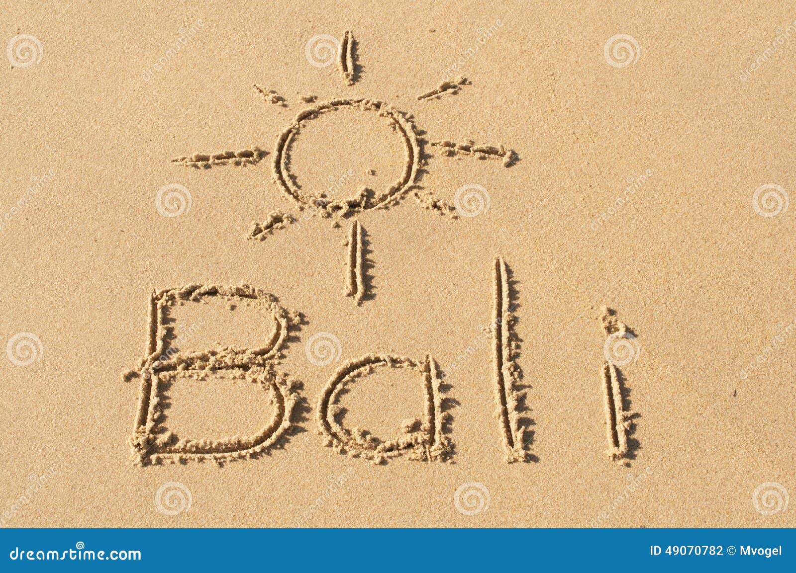 Bali in the Sand stock photo. Image of point, sand, ocean - 49070782