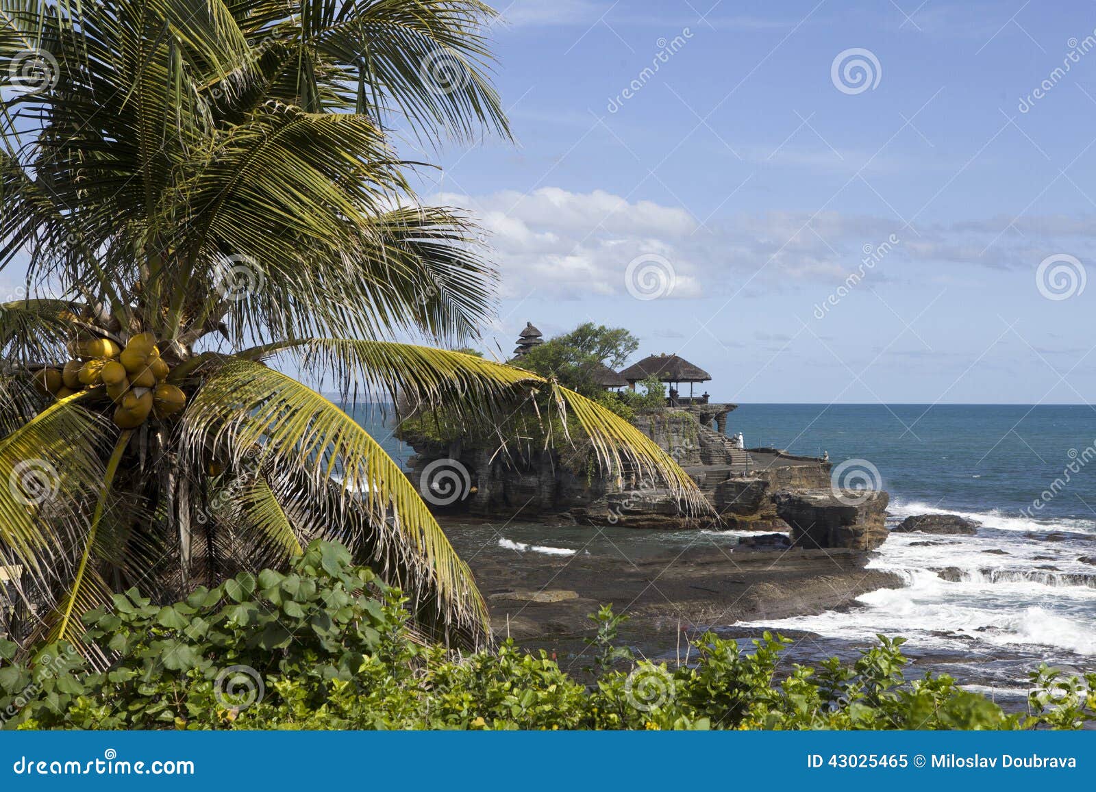 Bali, temple Tanah lot stock image. Image of temple, pura - 43025465