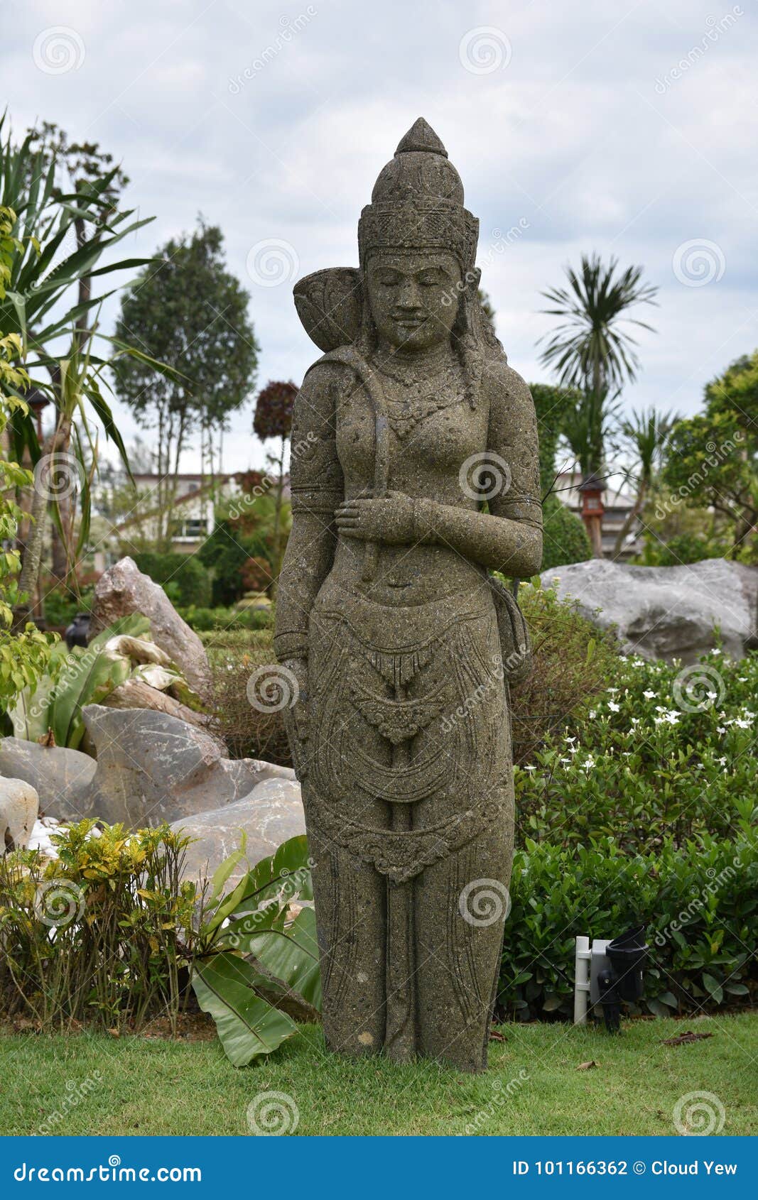 Balinese statue stock photo. Image of carving, blessing - 101166362