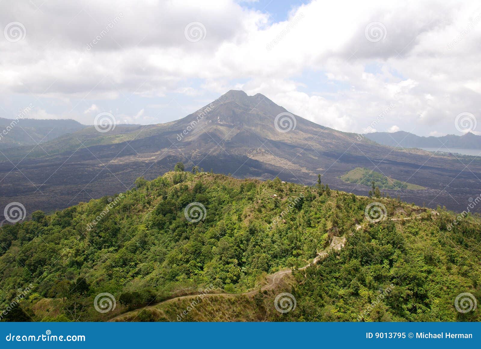 Bali volcanic landscape stock image. Image of greenery - 9013795