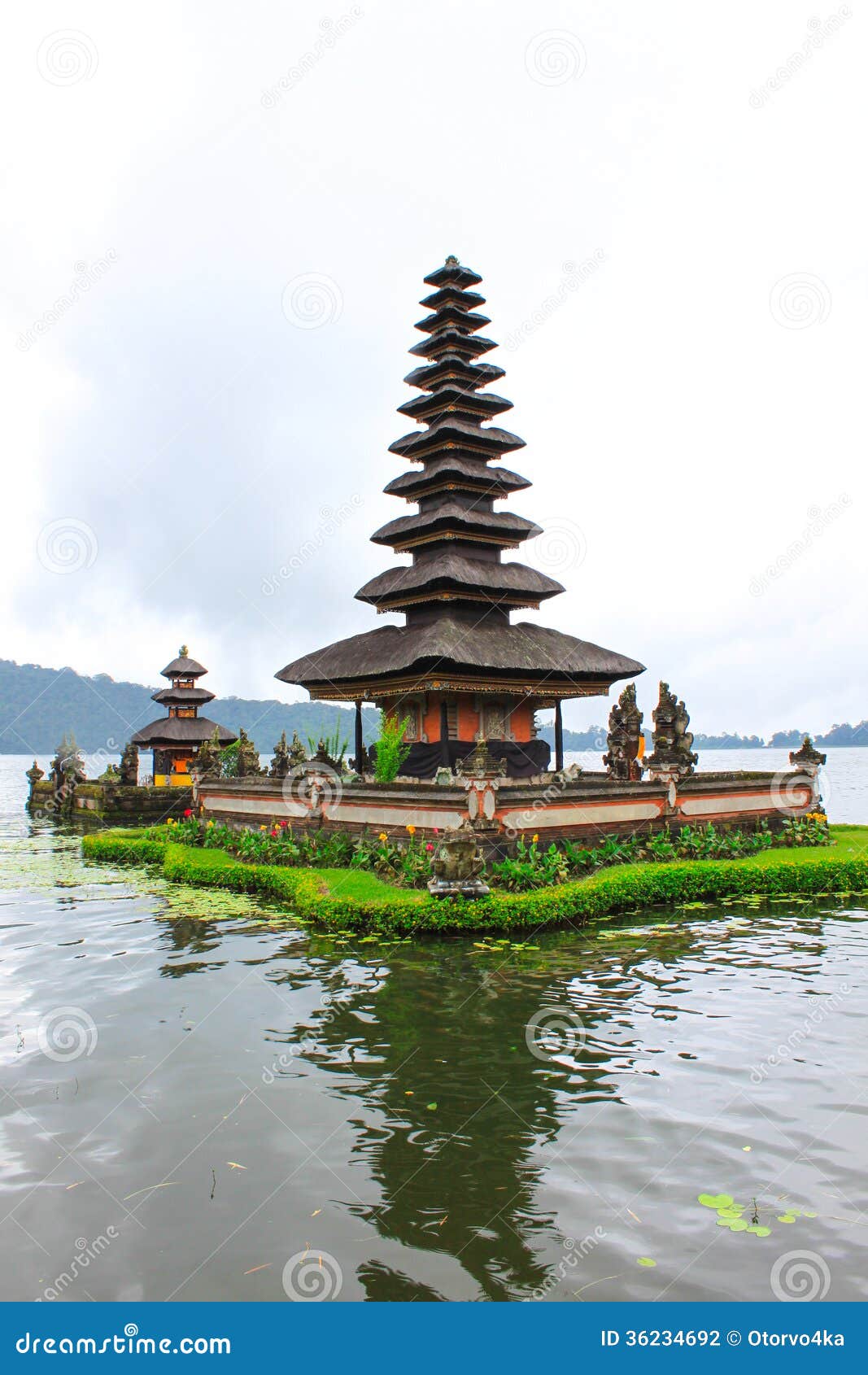 Bali water temple stock photo. Image of asia, landmark - 36234692
