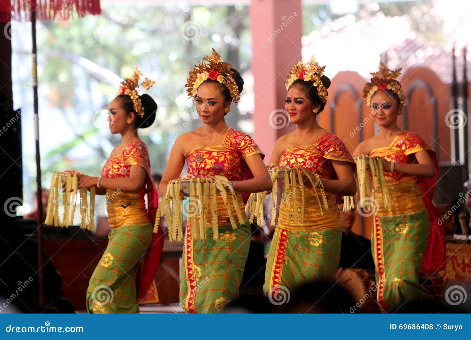 Balinese dance editorial stock photo. Image of event - 69686408