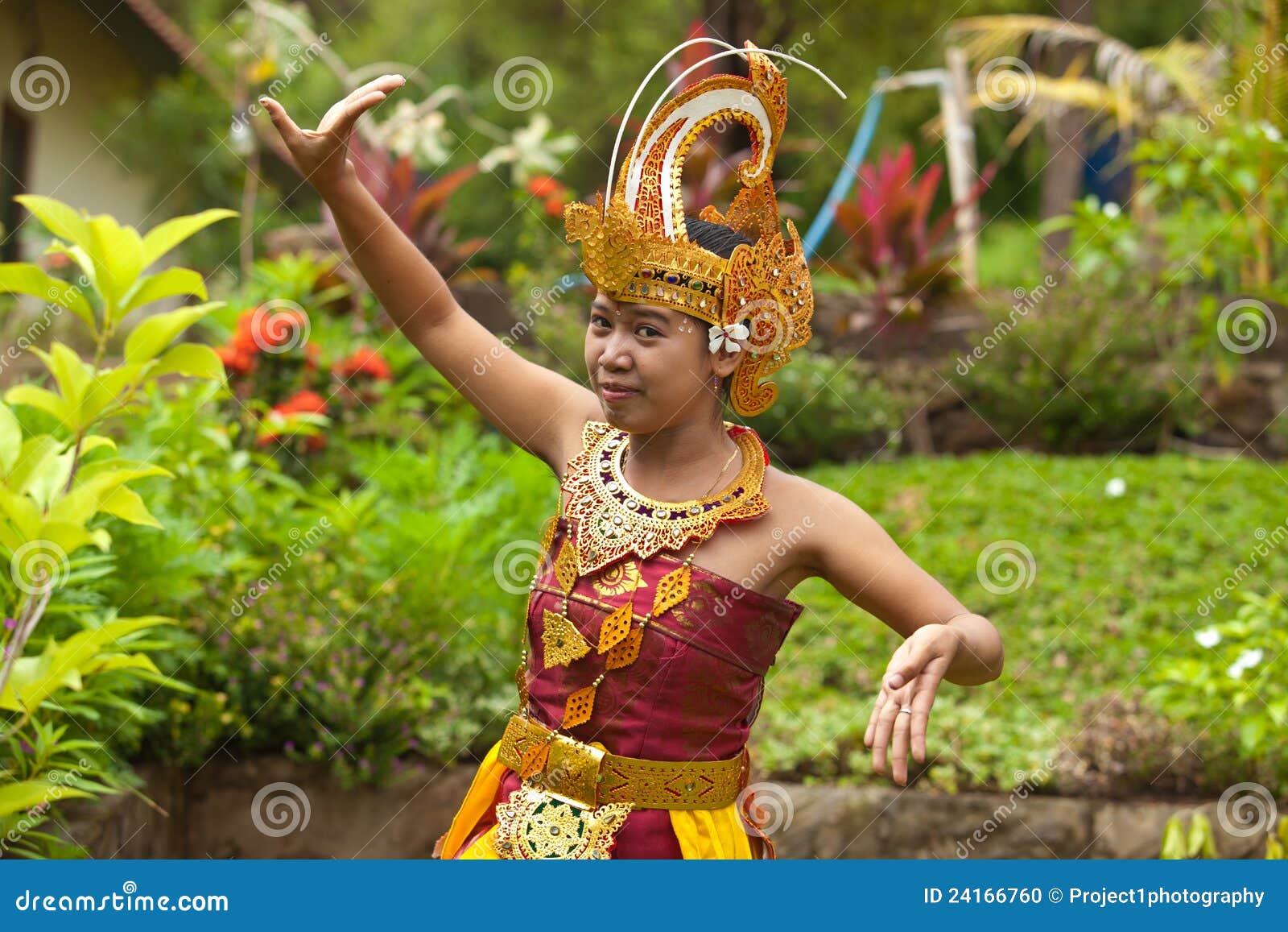Balinese dancer stock photo. Image of female, lovely - 24166760