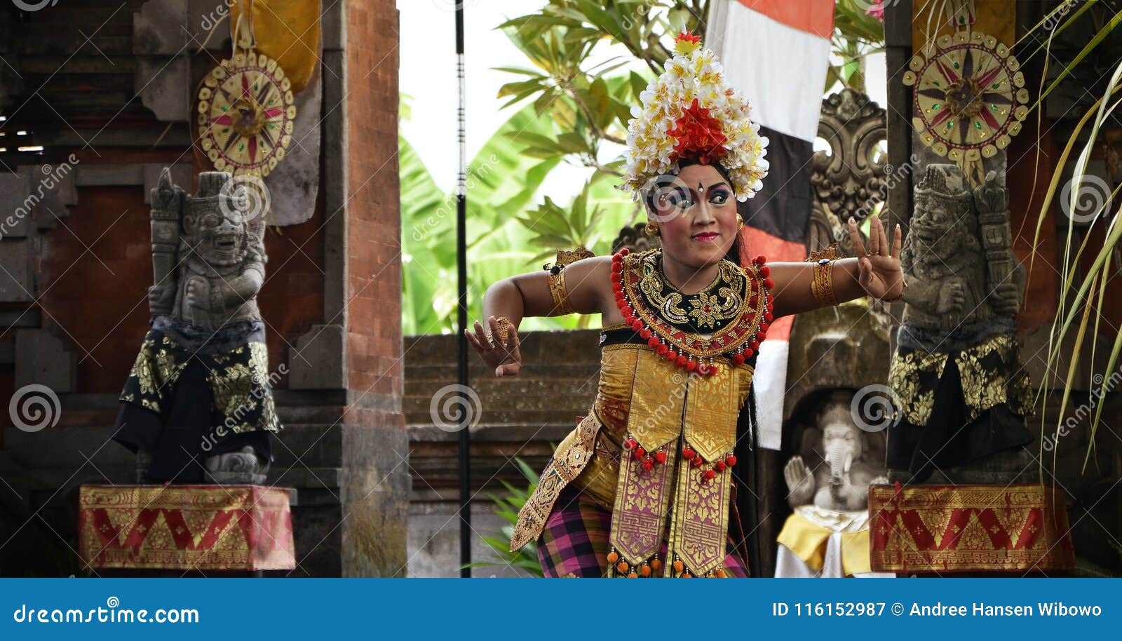 Balinese Dancer Dancing on Stage Editorial Photography - Image of folk ...