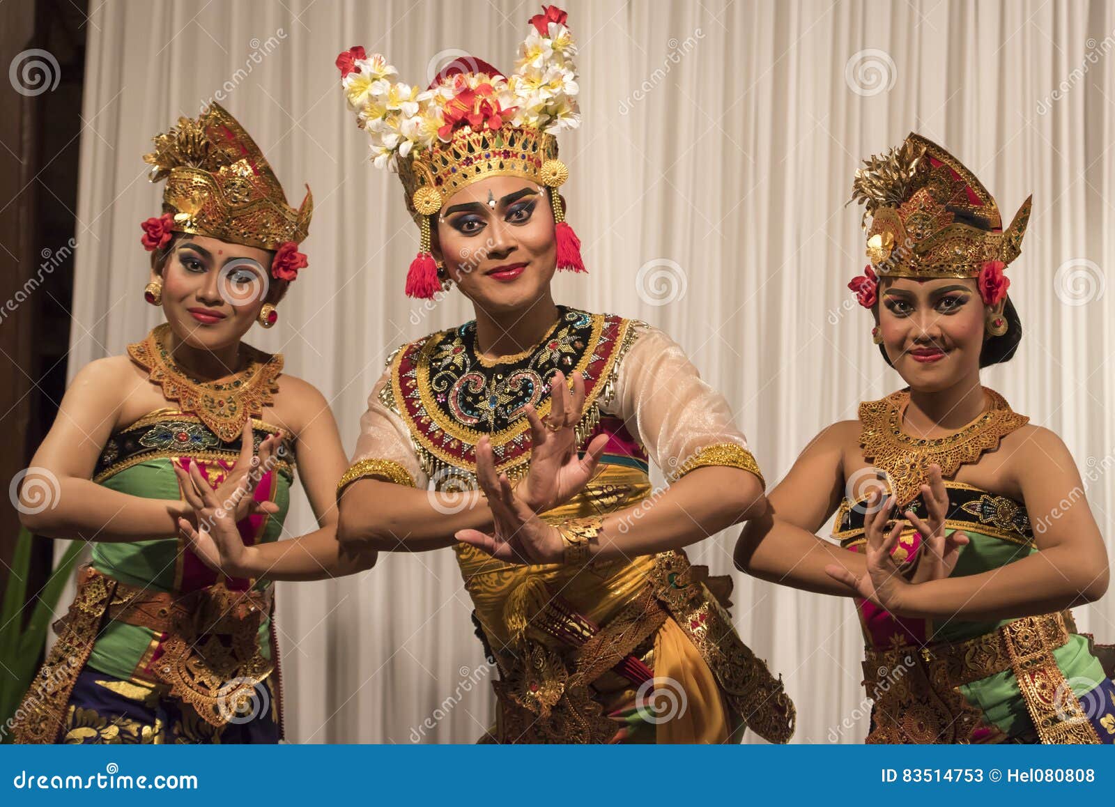 Balinese dancers editorial stock photo. Image of hindu - 83514753