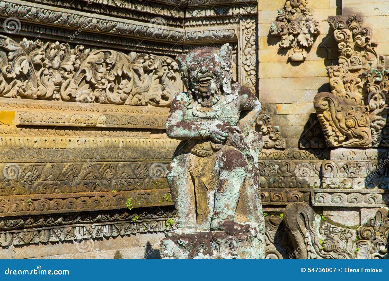 Balinese God Statue in Temple Complex, Bali, Indonesia Stock Image ...