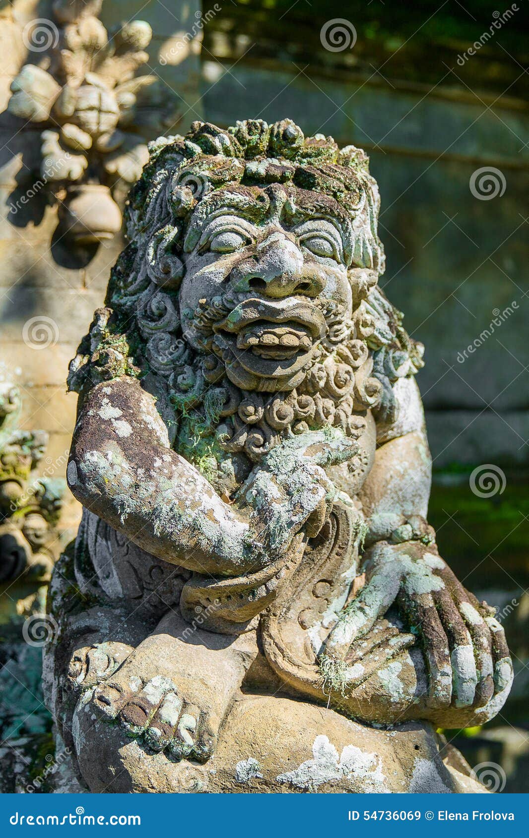 Balinese God Statue in Temple Complex, Bali, Indonesia Stock Image ...