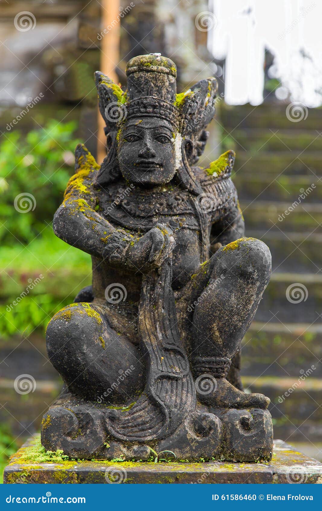 Balinese God Statue in Temple Complex, Bali, Indonesia Stock Photo ...