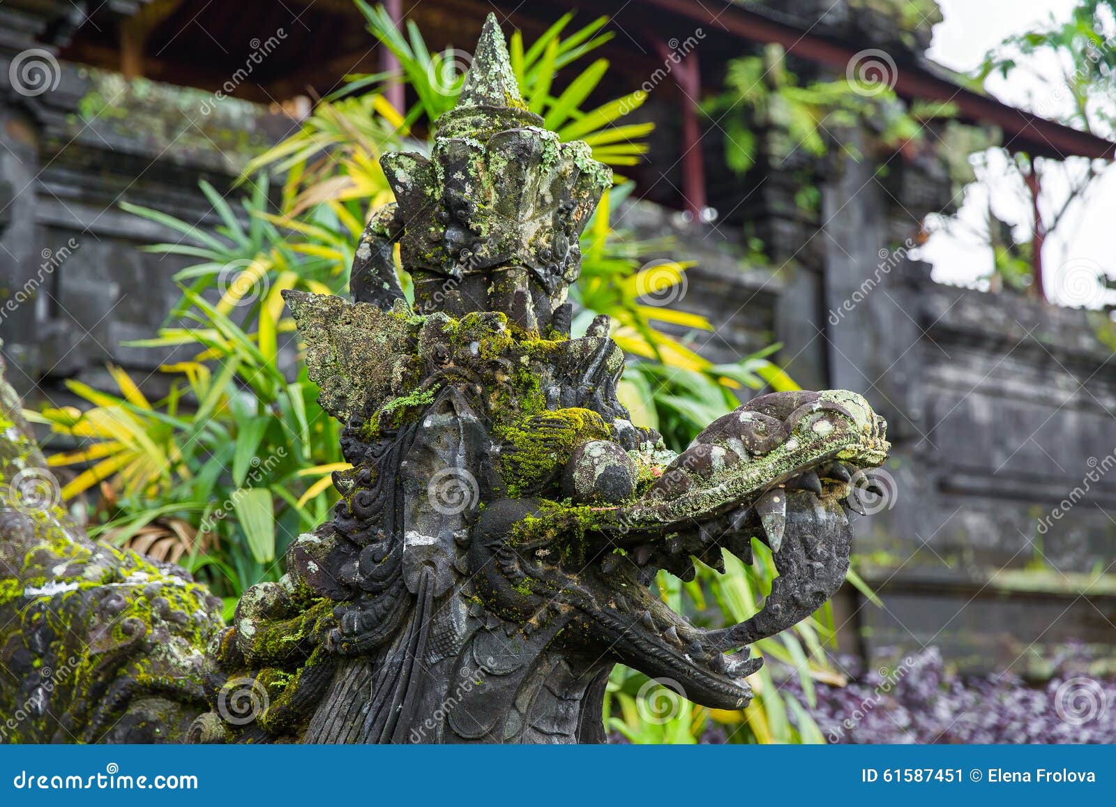 Balinese God Statue in Temple Complex, Bali, Indonesia Stock Image ...