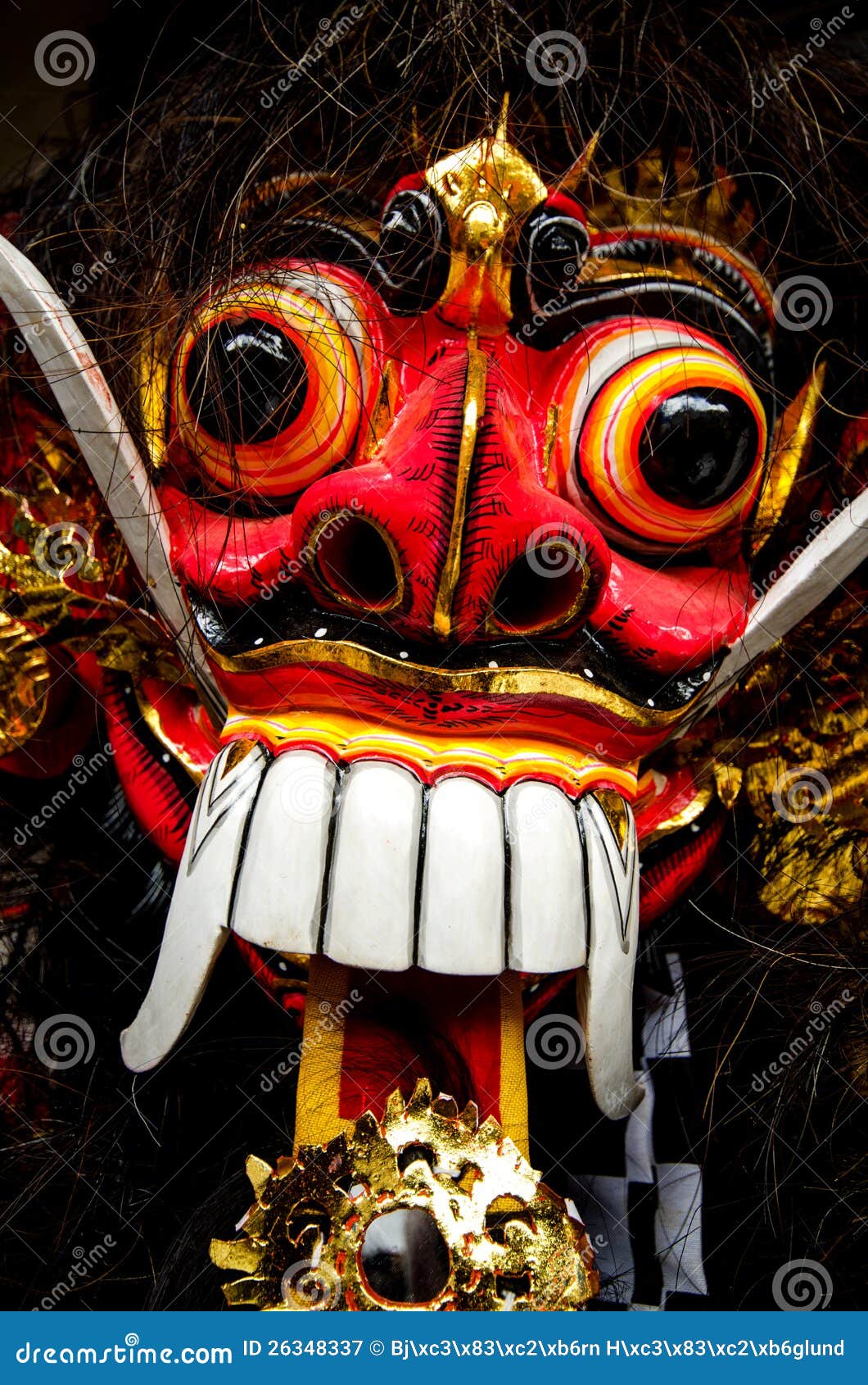 Balinese mask stock image. Image of colorful, barong - 26348337