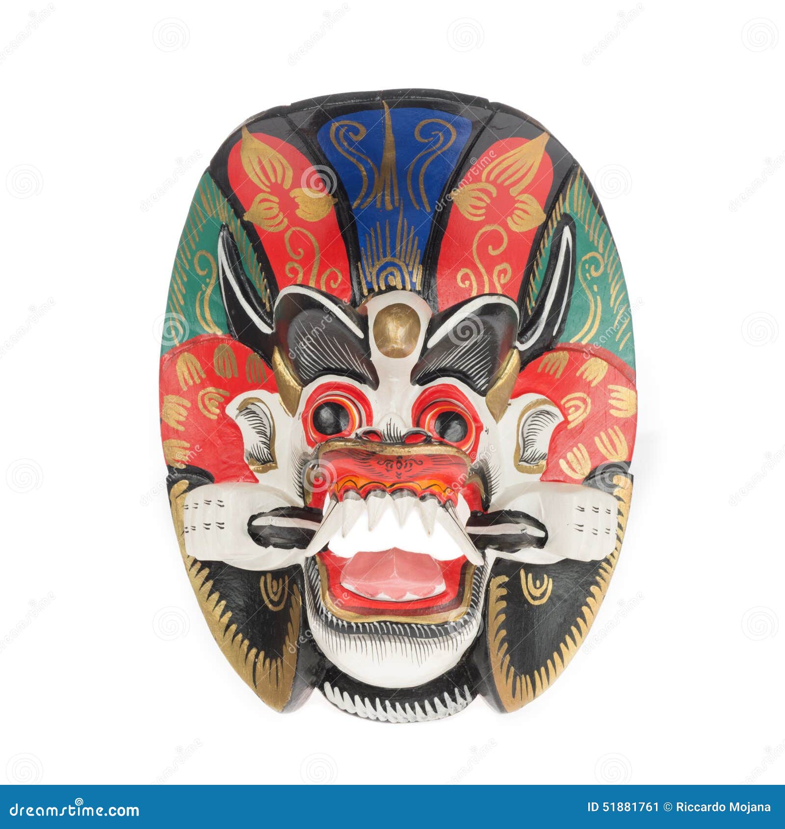 Balinese mask stock image. Image of close, asian, culture - 51881761
