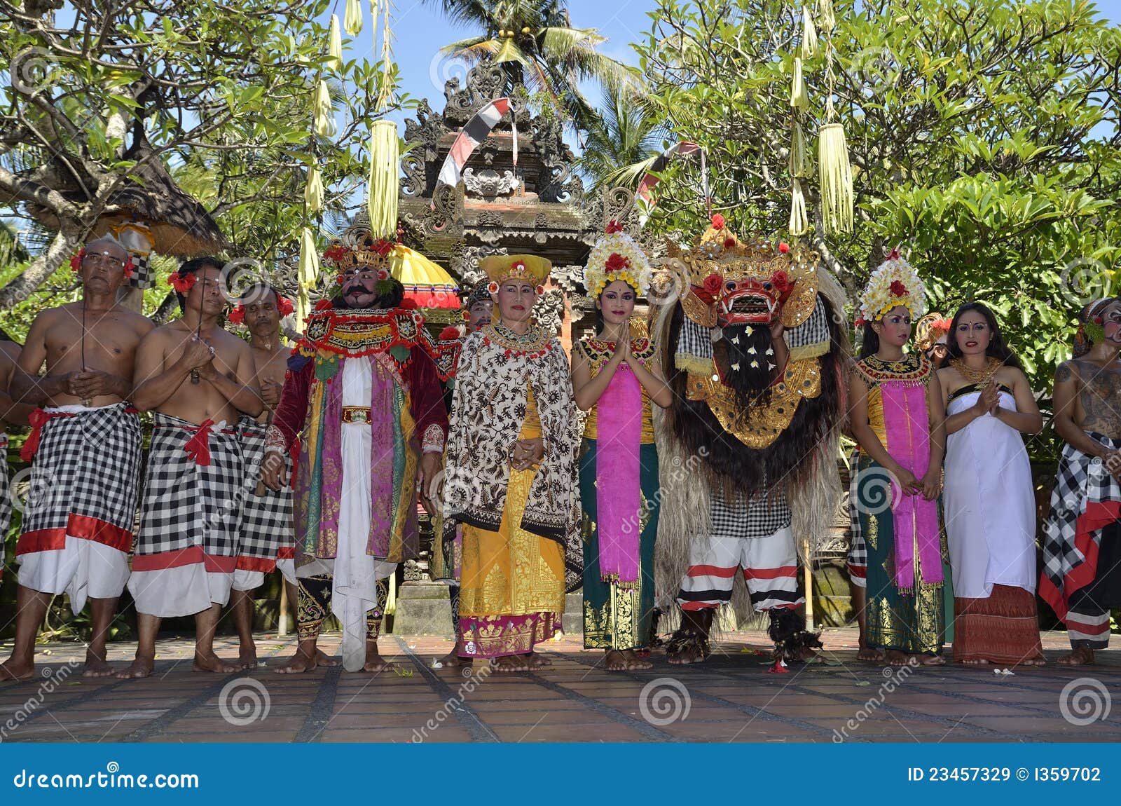 Balinese Performs Barong and Kris Dance Editorial Stock Image - Image ...