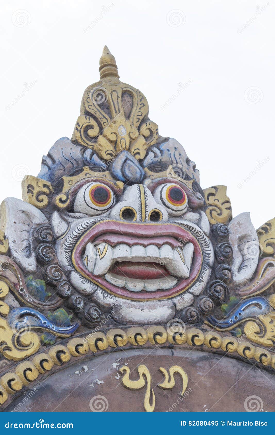 Balinese statue close up editorial image. Image of monster - 82080495