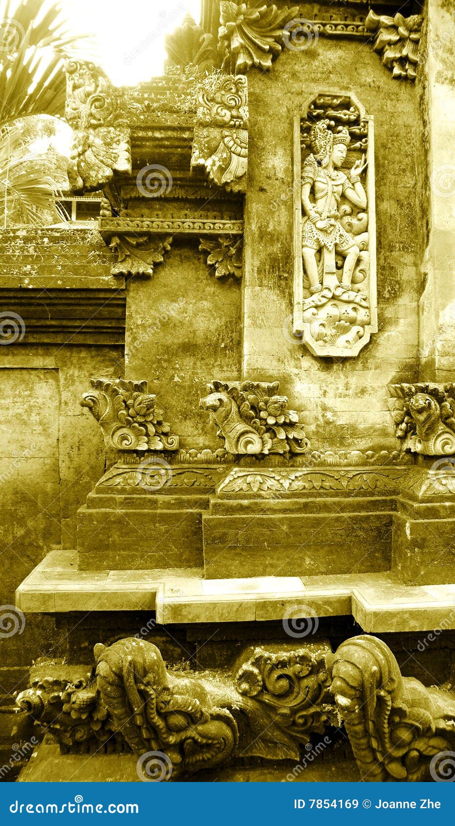 Balinese Stone Carving Details Stock Image - Image of beautiful ...