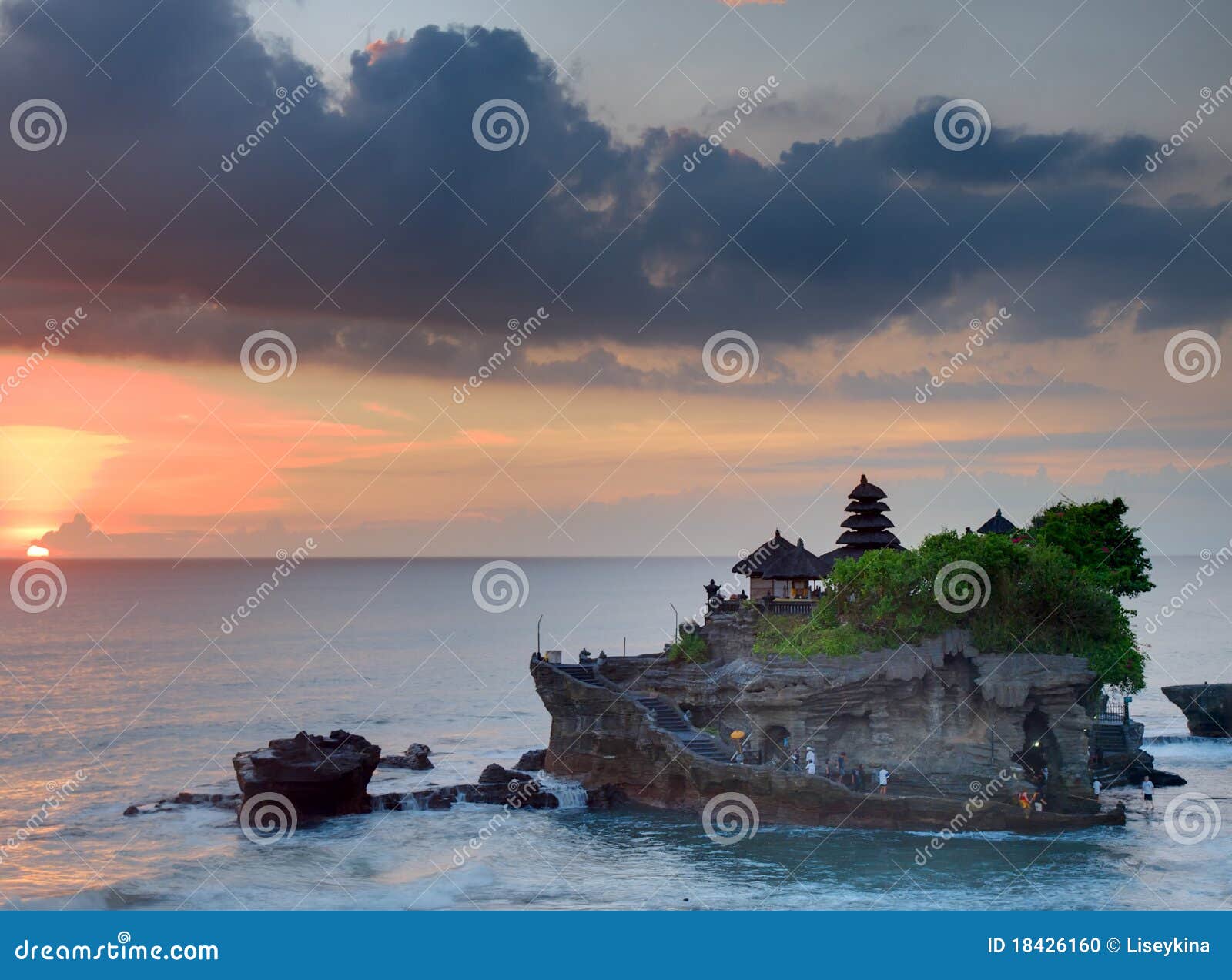 Balinese temple on sunset stock photo. Image of indonesia - 18426160