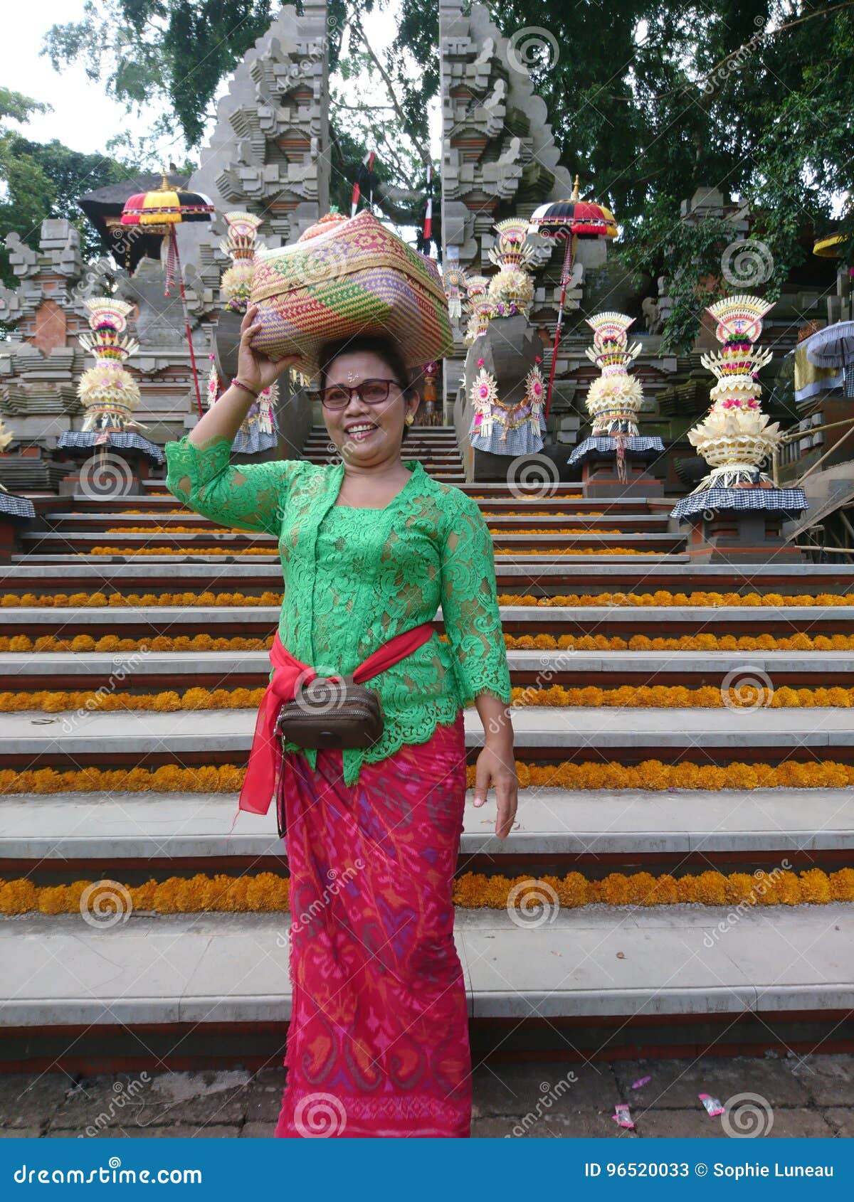 Balinese woman editorial stock photo. Image of balinese - 96520033