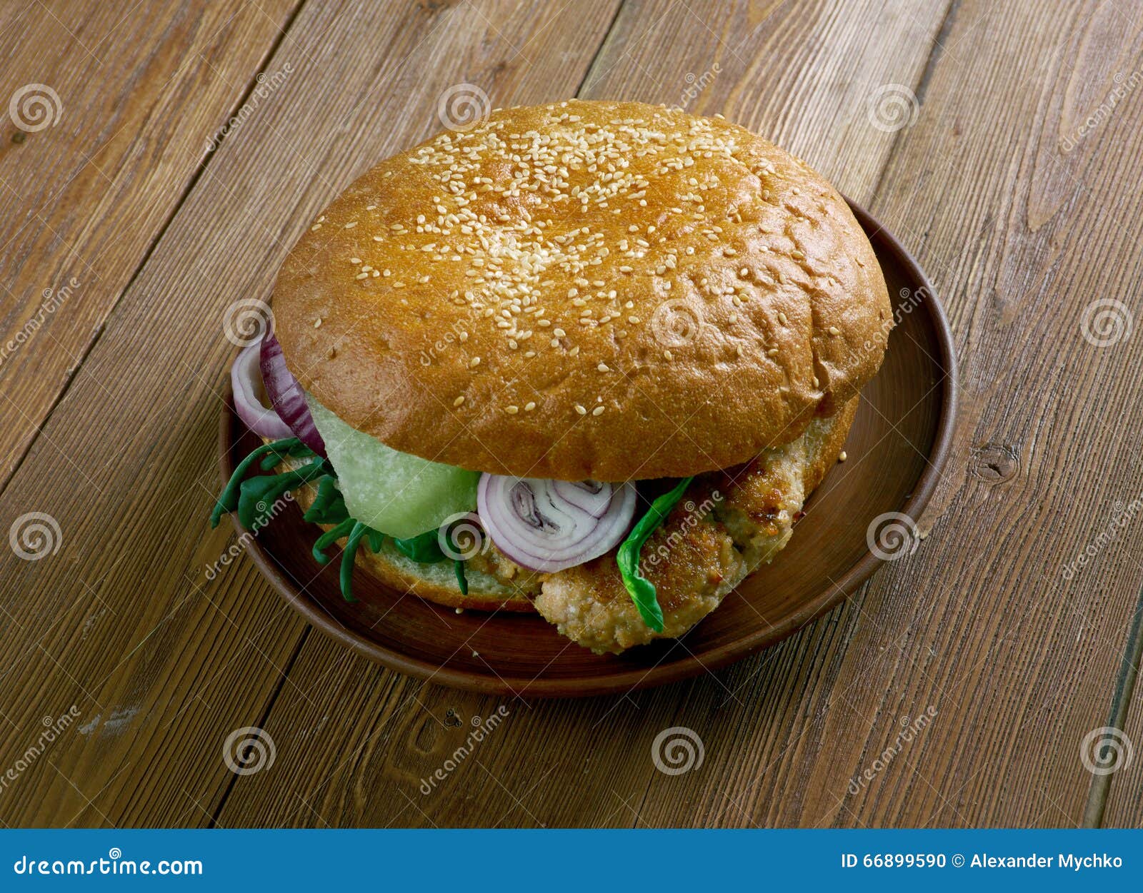Balkan Burger stock photo. Image of grilled, food, sandwich - 66899590