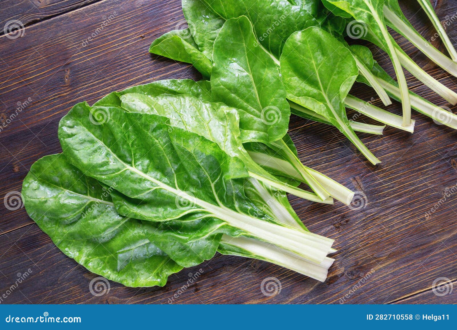 Balkan Cuisine. Chard Leaves ( Blitva ) - Leafy Vegetables on Rustic ...