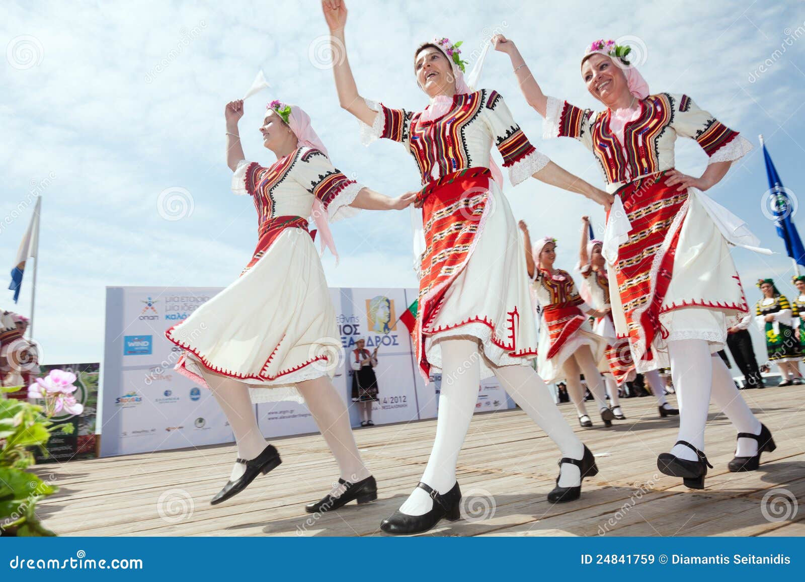 Balkan dance bands editorial stock image. Image of exercise - 24841759