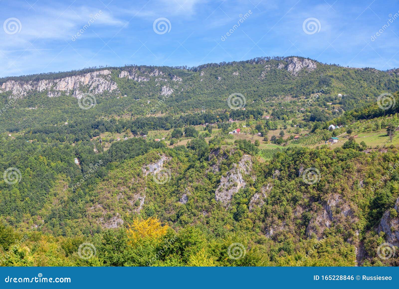 Balkans scenery stock photo. Image of altitude, blue - 165228846