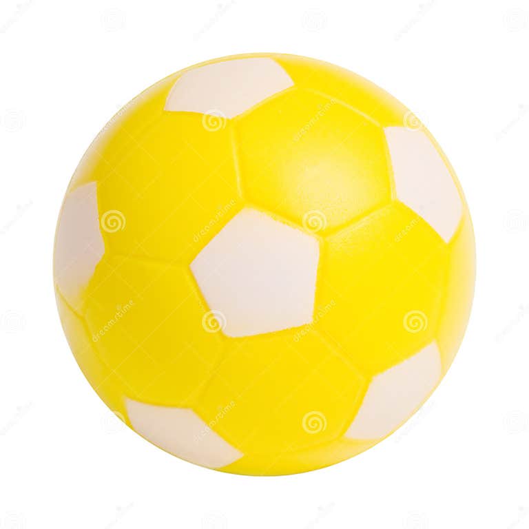 Ball stock photo. Image of yellow, sport, ball, single - 26482444