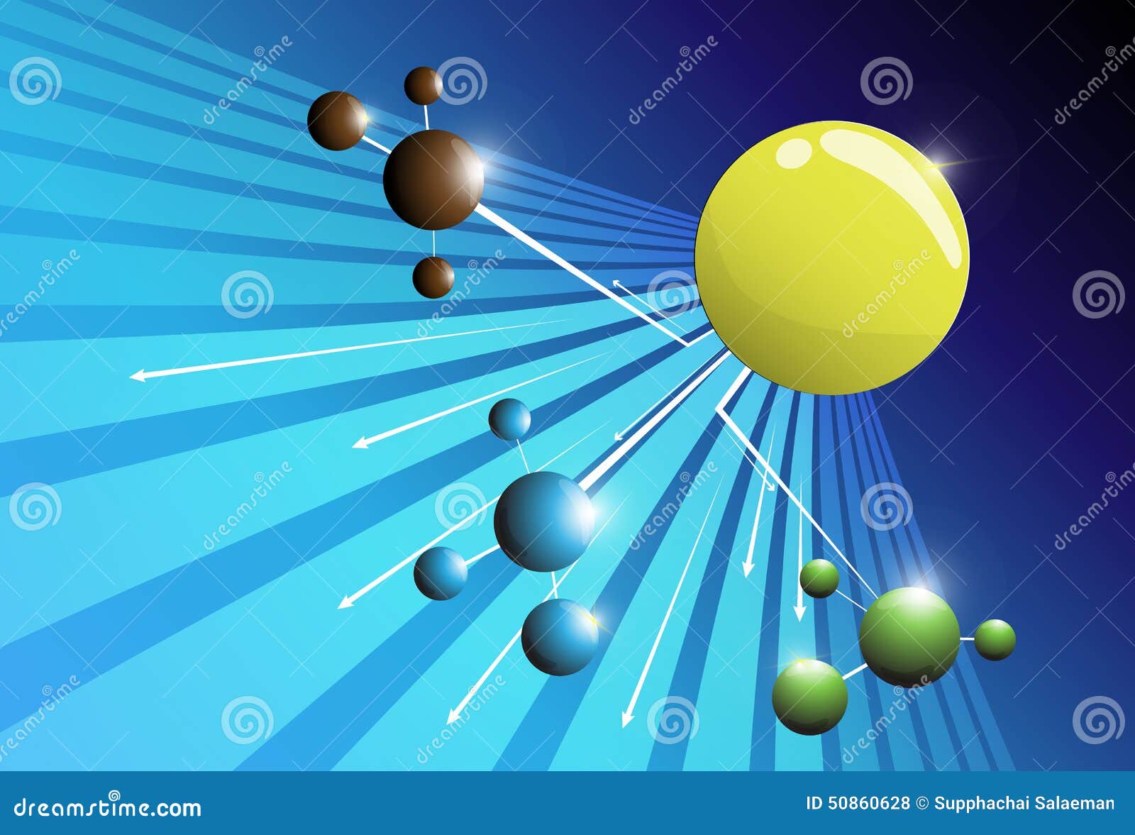 Ball abstract background stock vector. Illustration of rectangle - 50860628