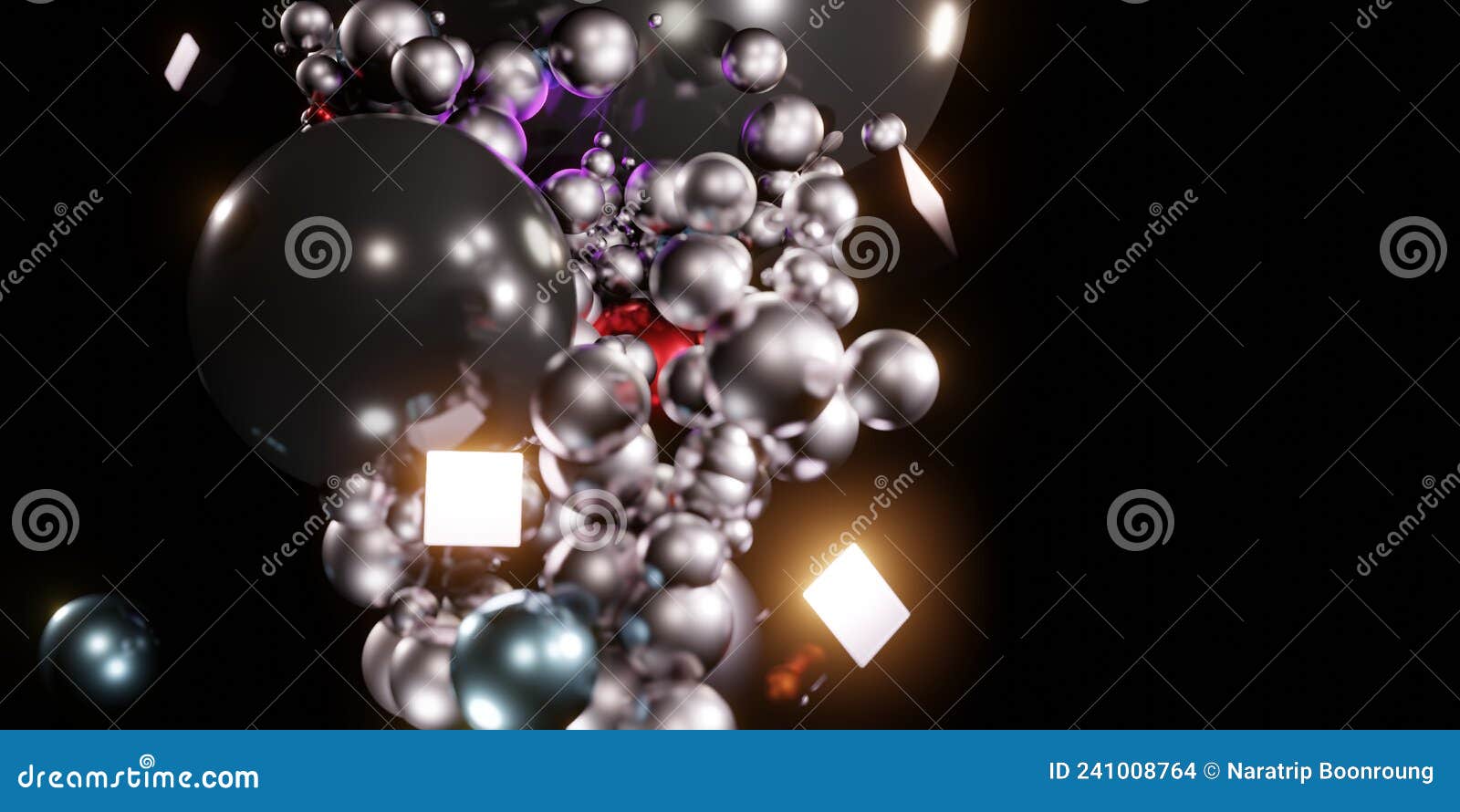 Ball Abstract Background Modern Technology Virtual Circle and Crystal ...