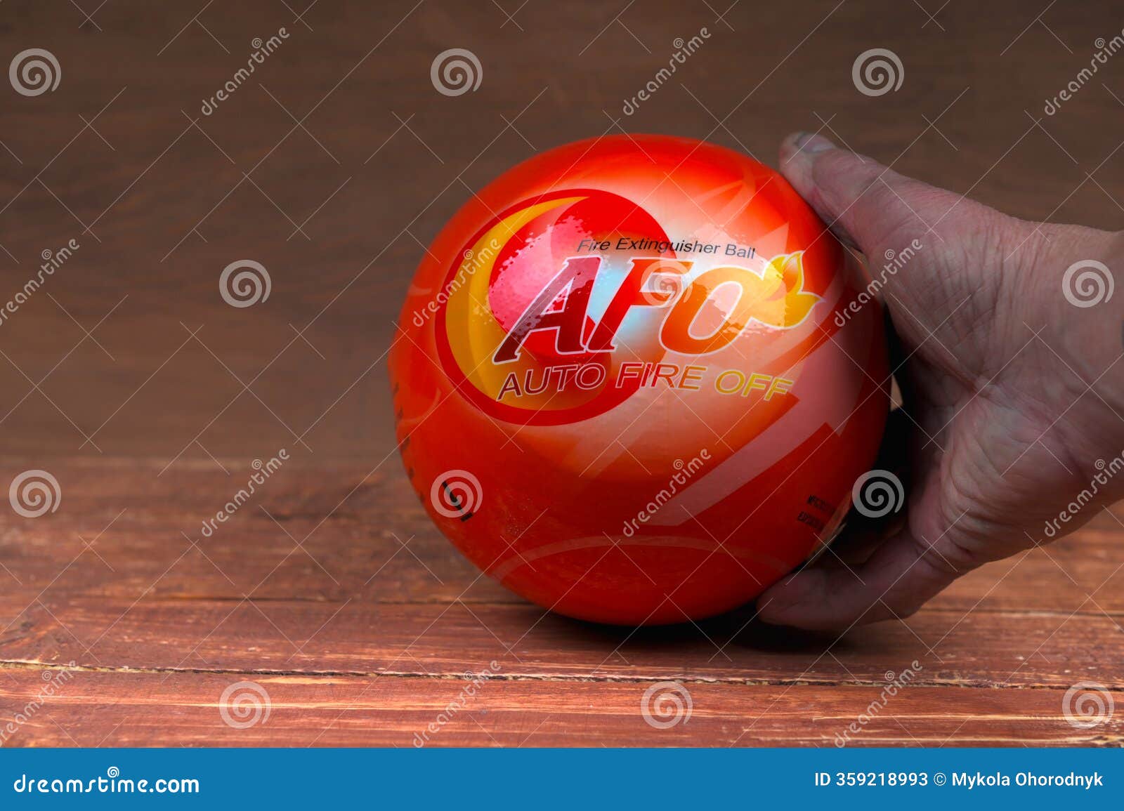 Ball for Automatic Fire Extinguishing Editorial Stock Photo - Image of ...