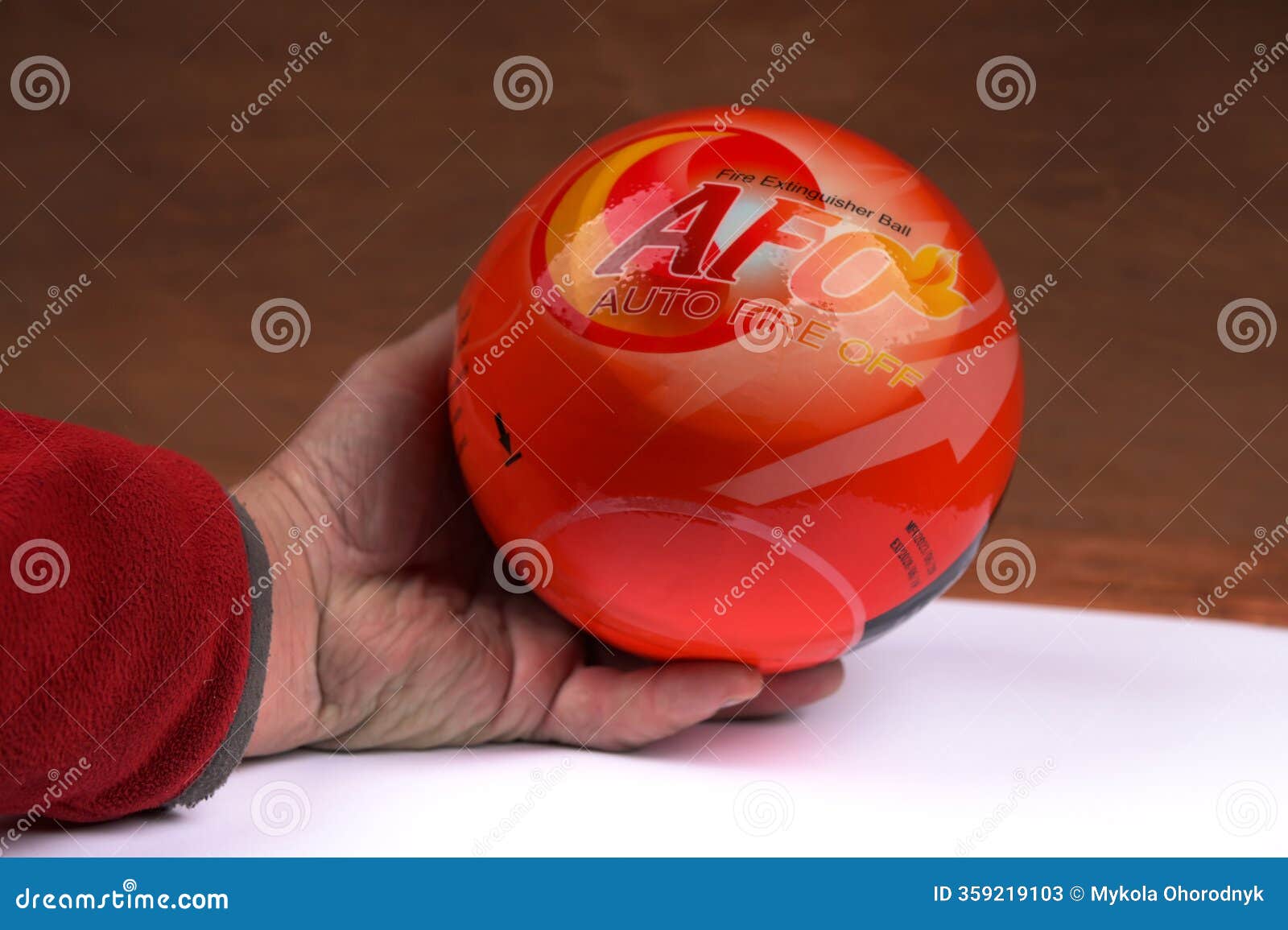 Ball for Automatic Fire Extinguishing Editorial Stock Photo - Image of ...