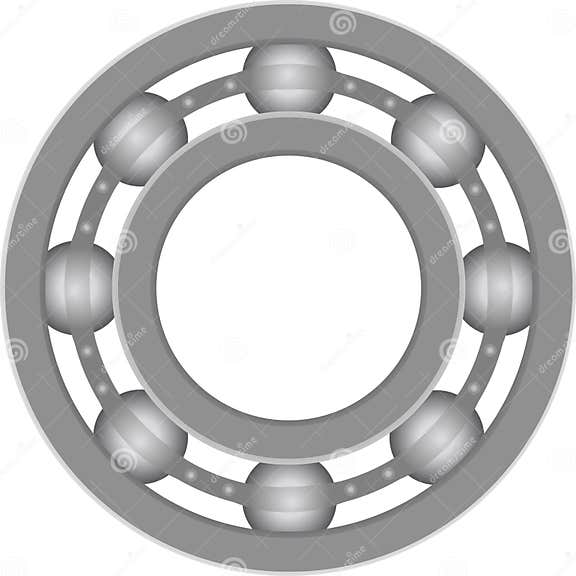Ball bearing stock vector. Illustration of turn, component - 8397383