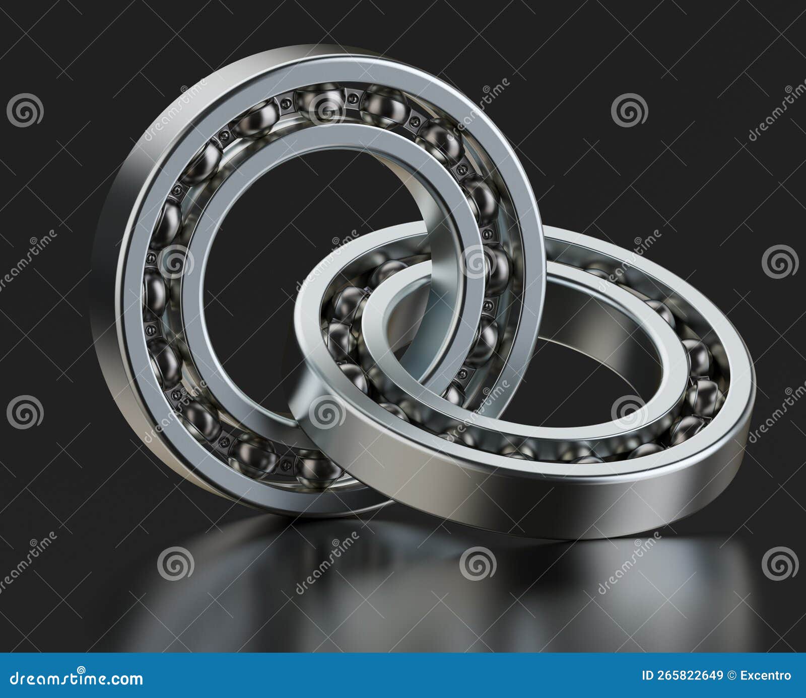 Ball bearing stock illustration. Illustration of friction - 265822649
