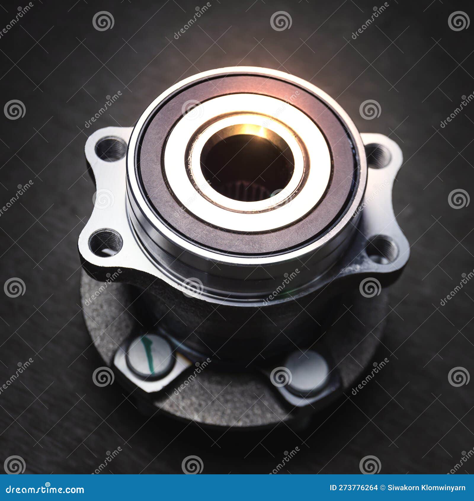 Ball Bearing Hub for Automobile Wheels. Stock Photo - Image of engineer ...
