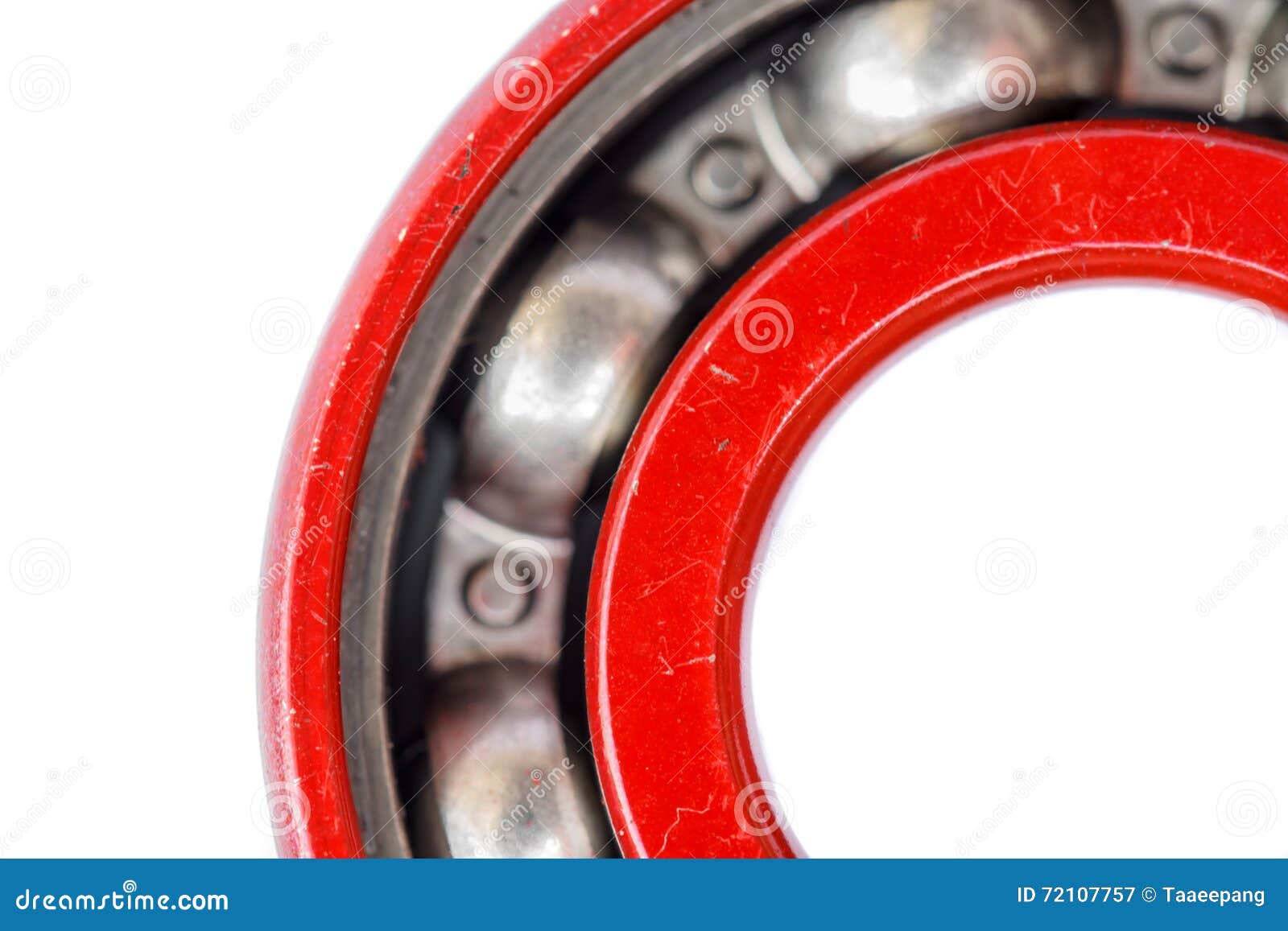 Ball bearing red stock image. Image of chrome, machinery - 72107757