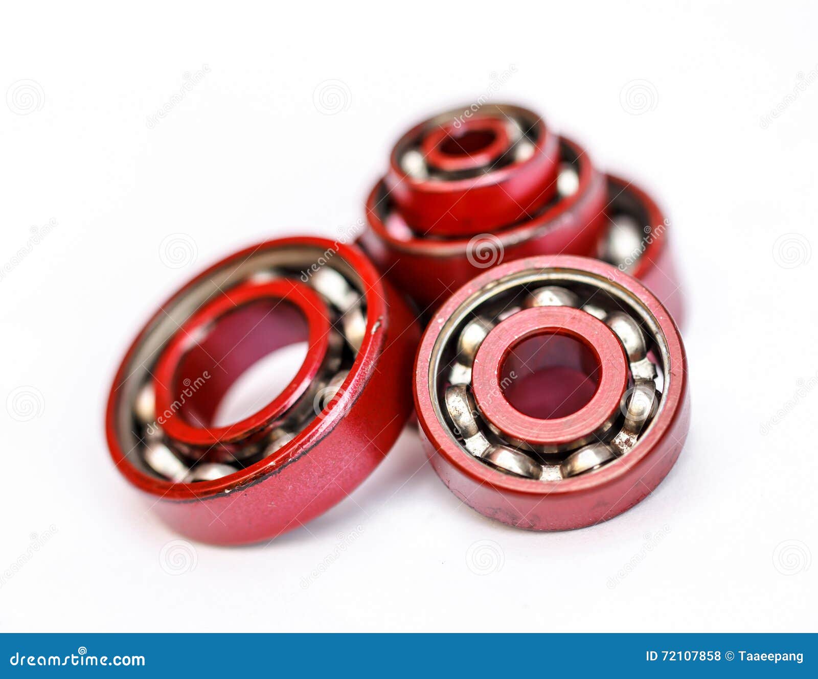 Ball bearing red stock photo. Image of grease, metal - 72107858