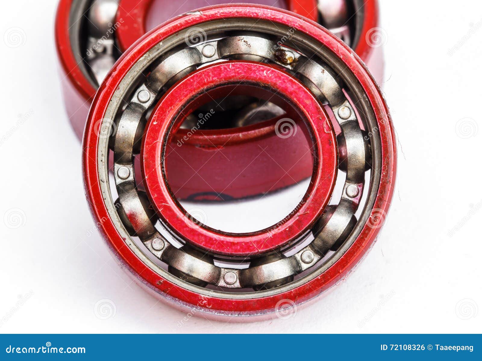 Ball bearing red stock photo. Image of rotating, ring - 72108326