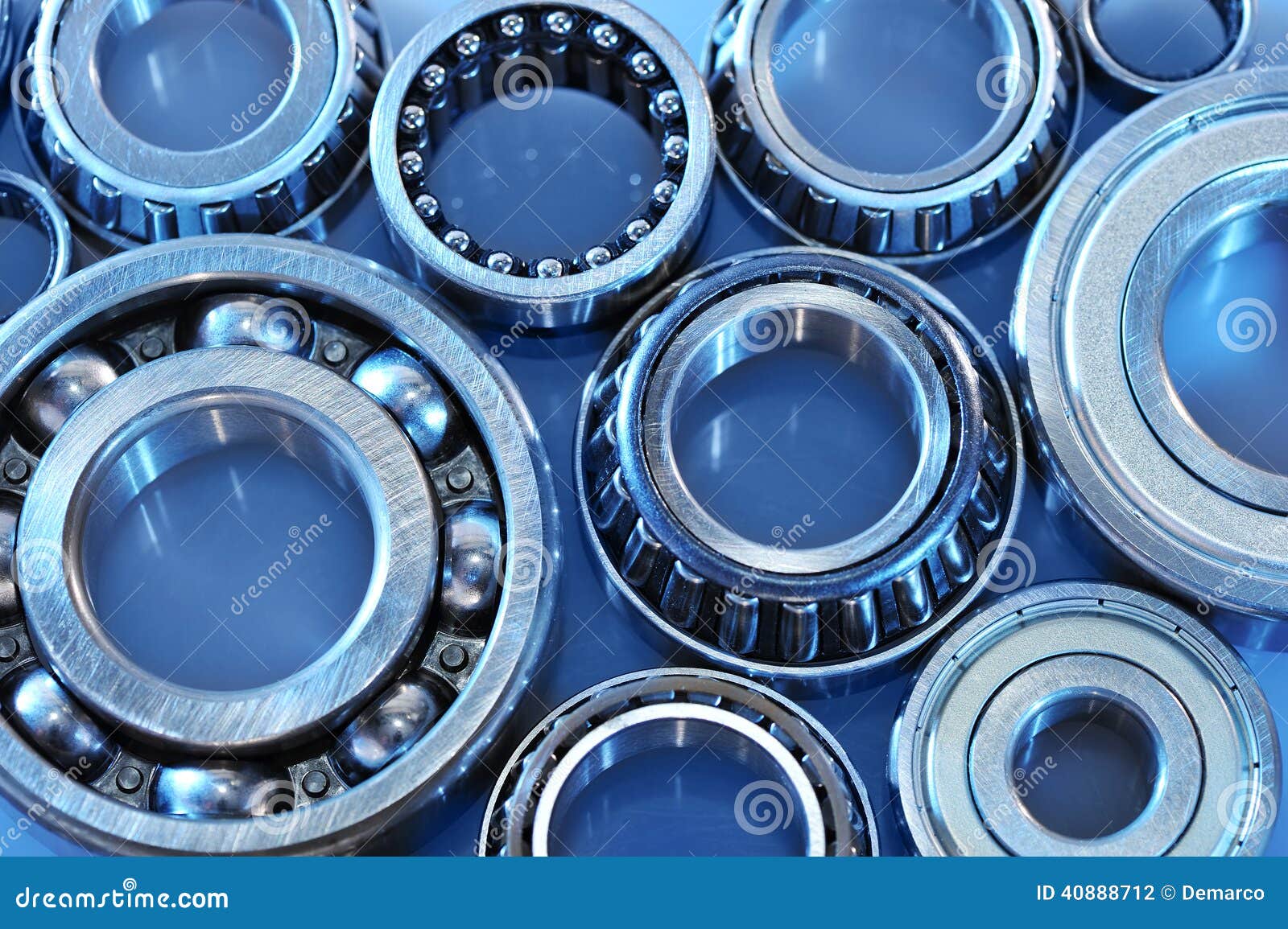 Ball-bearings stock photo. Image of industry, ball, blue - 40888712