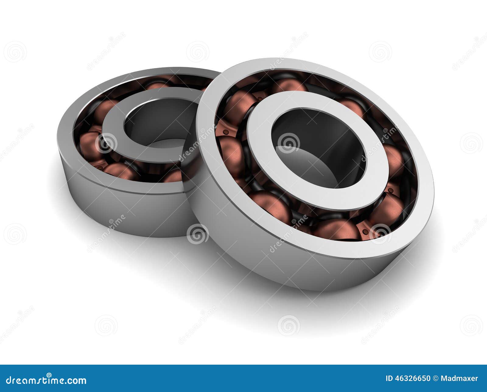 Ball bearings stock illustration. Illustration of pair - 46326650