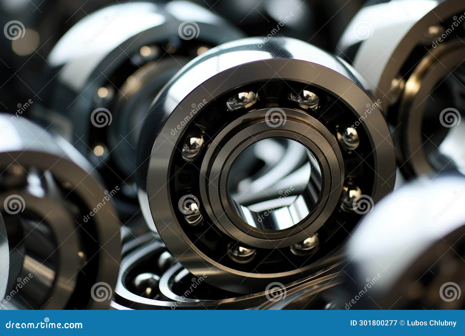 Bearings Industry Logo With Text. Ball Bearings Sign. Cartoon Vector ...