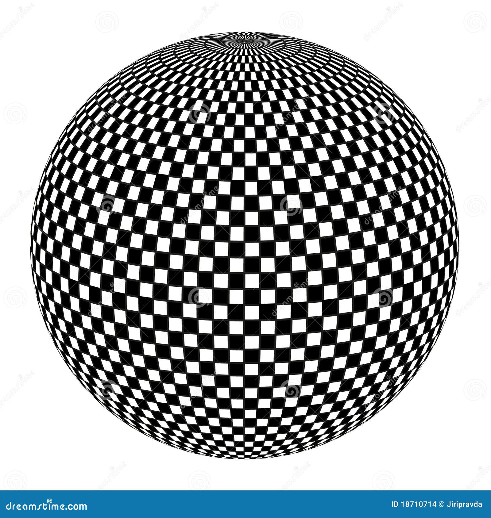 Ball in black and white stock illustration. Illustration of black ...